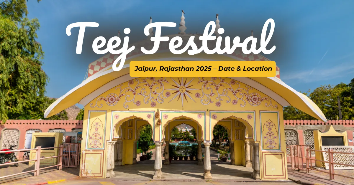 Teej Festival Jaipur, Rajasthan 2025 – Date & Location - Experience My ...